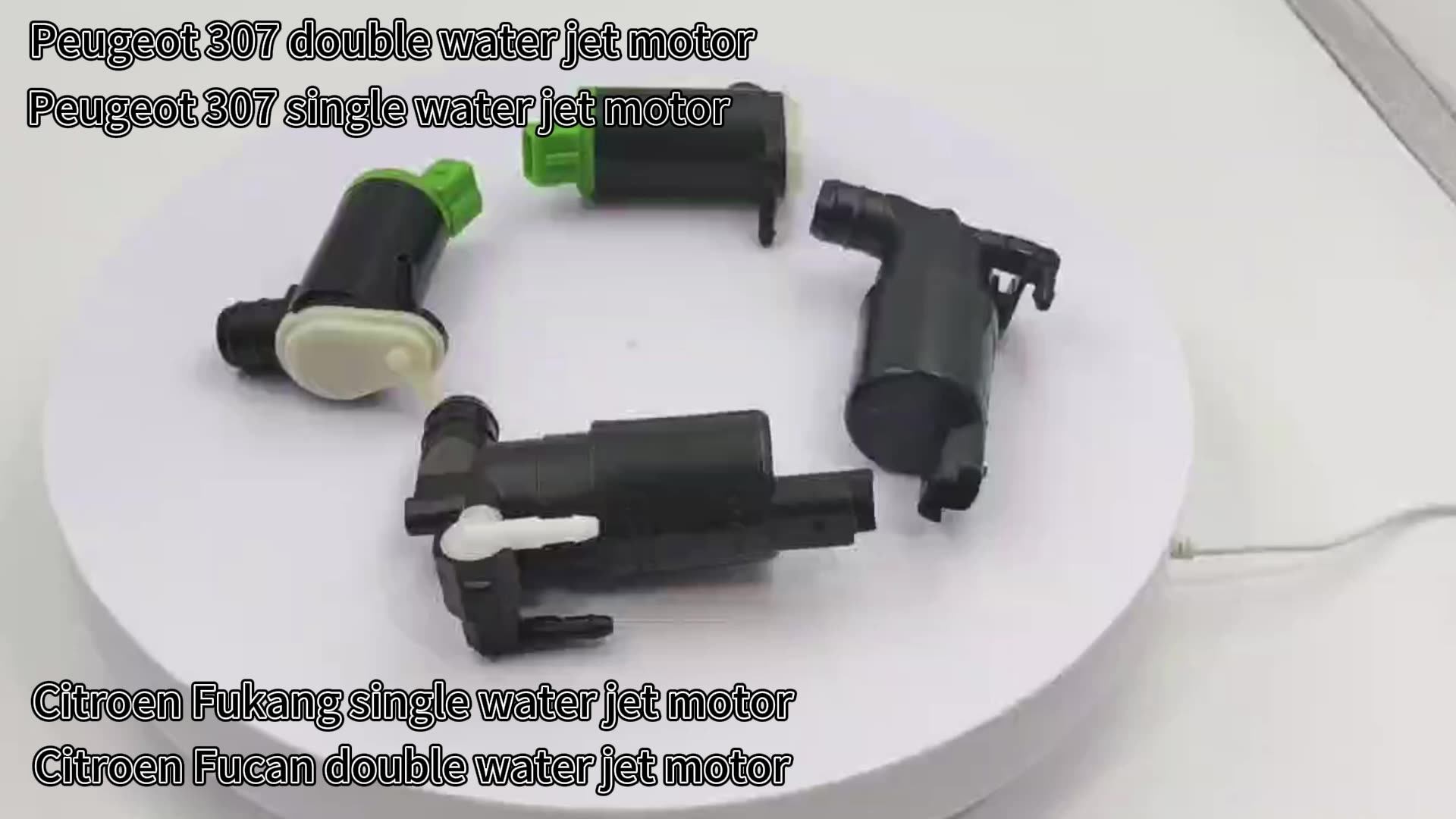 9612358180 Windshield Washer Pump Double Water Jet Motor For Citroen Zx ...