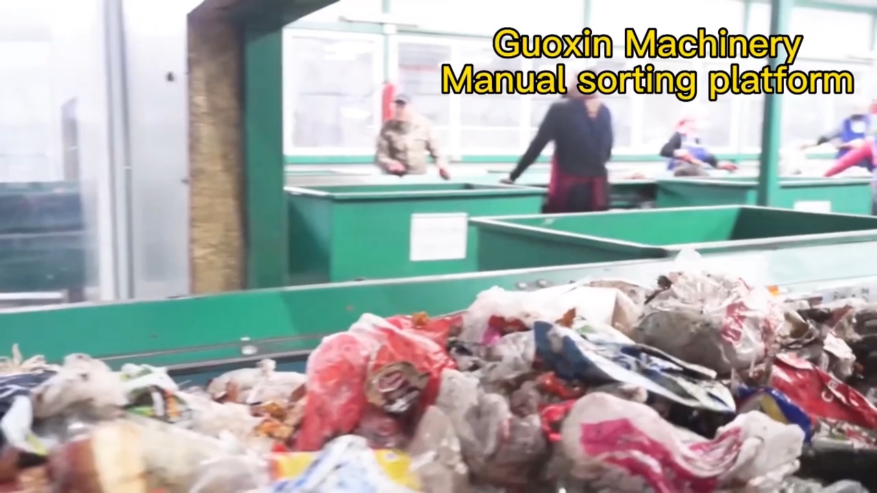 Municipal Solid Waste Automatic Urban Garbage Sorting Plant Line Msw ...