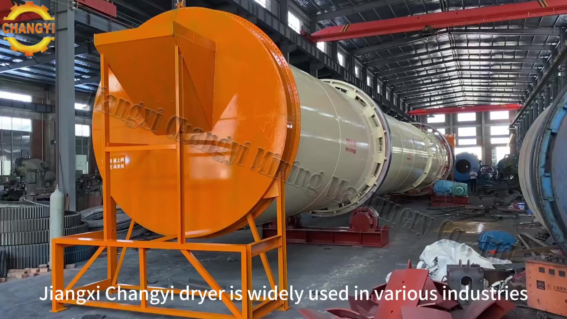 New Type Rotary Drum Dryer For Clay Drying System Sludge Rotary Drum ...