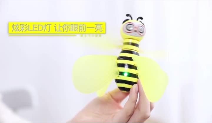 Bemay Toys Induction Remote Control Flying Insect Bee Toy With Shining ...