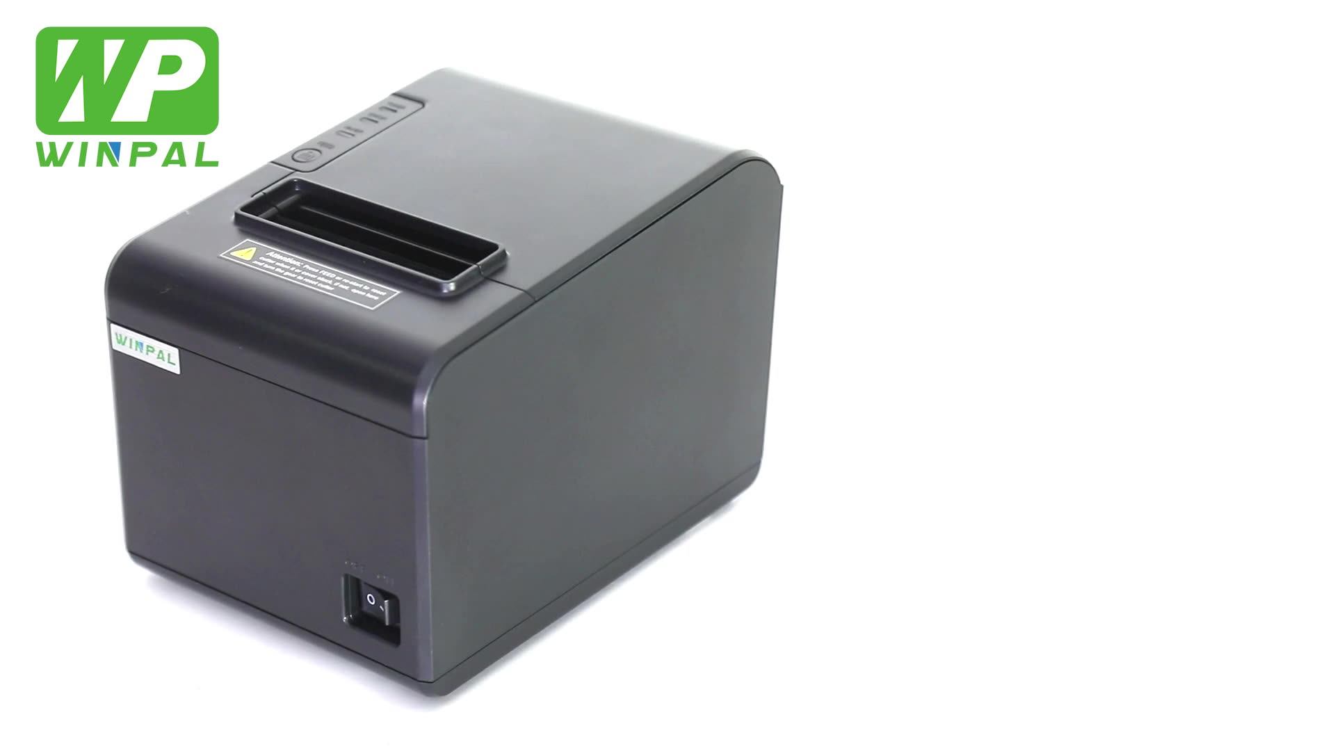 Winpal Wp300 80mm Receipt Thermal Printer With Auto Cutter And Wall ...