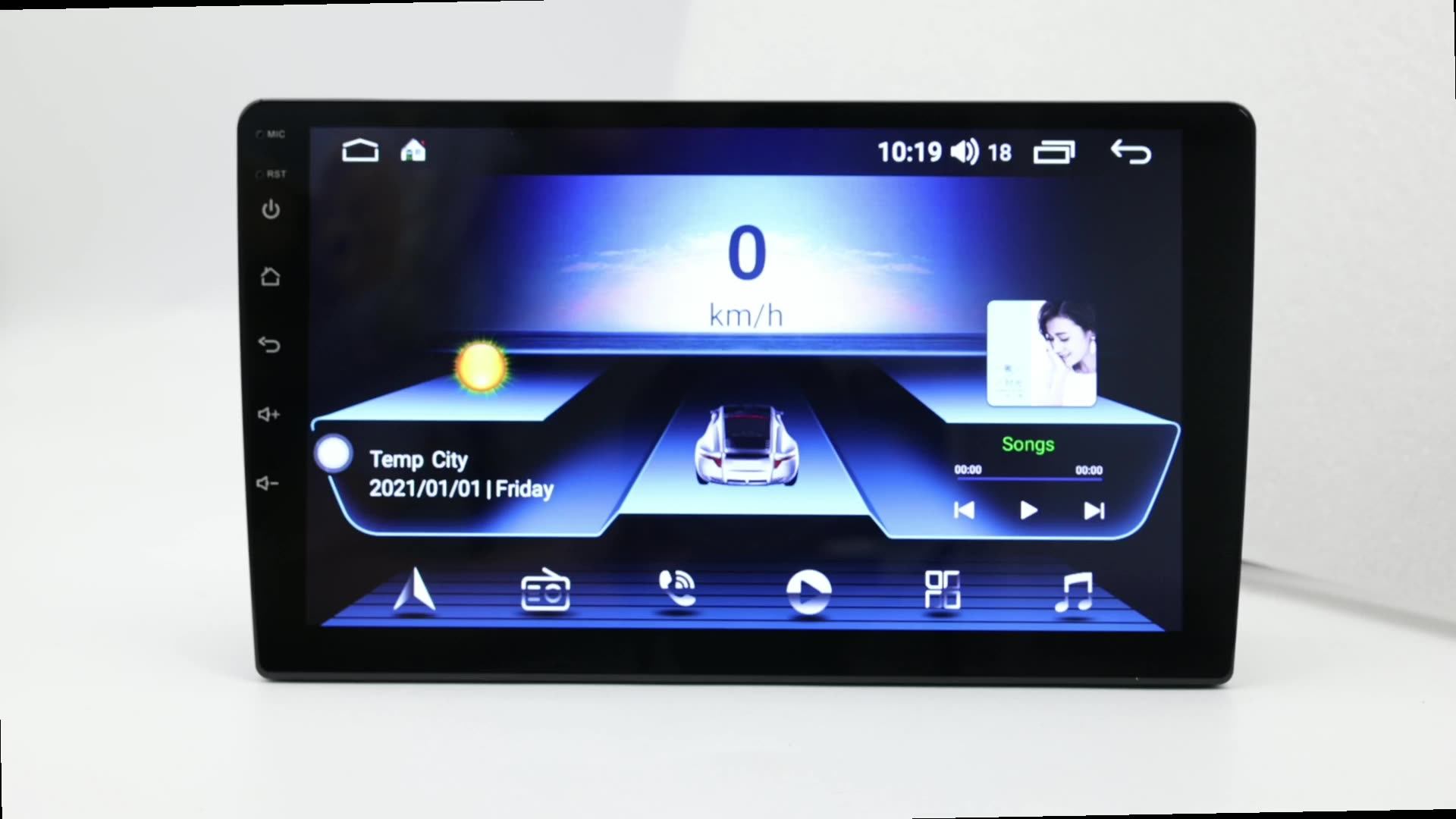 Nice Price 9inch Ips Screen 2din Car Stereo System Navigation Carplay ...