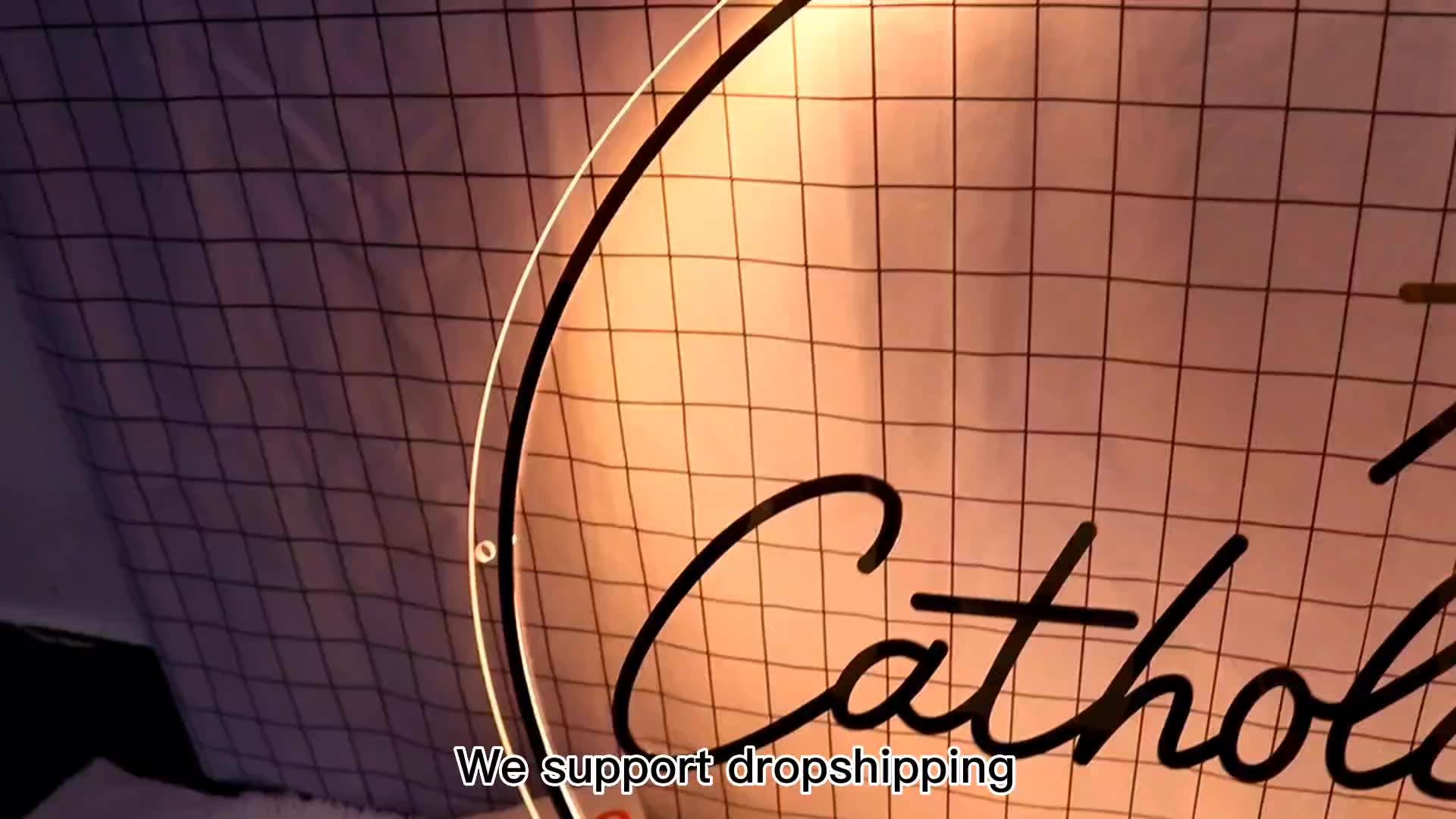 Business Sign Custom Led Backlit Logo Acryl Neon Sign Shop Sign Board ...