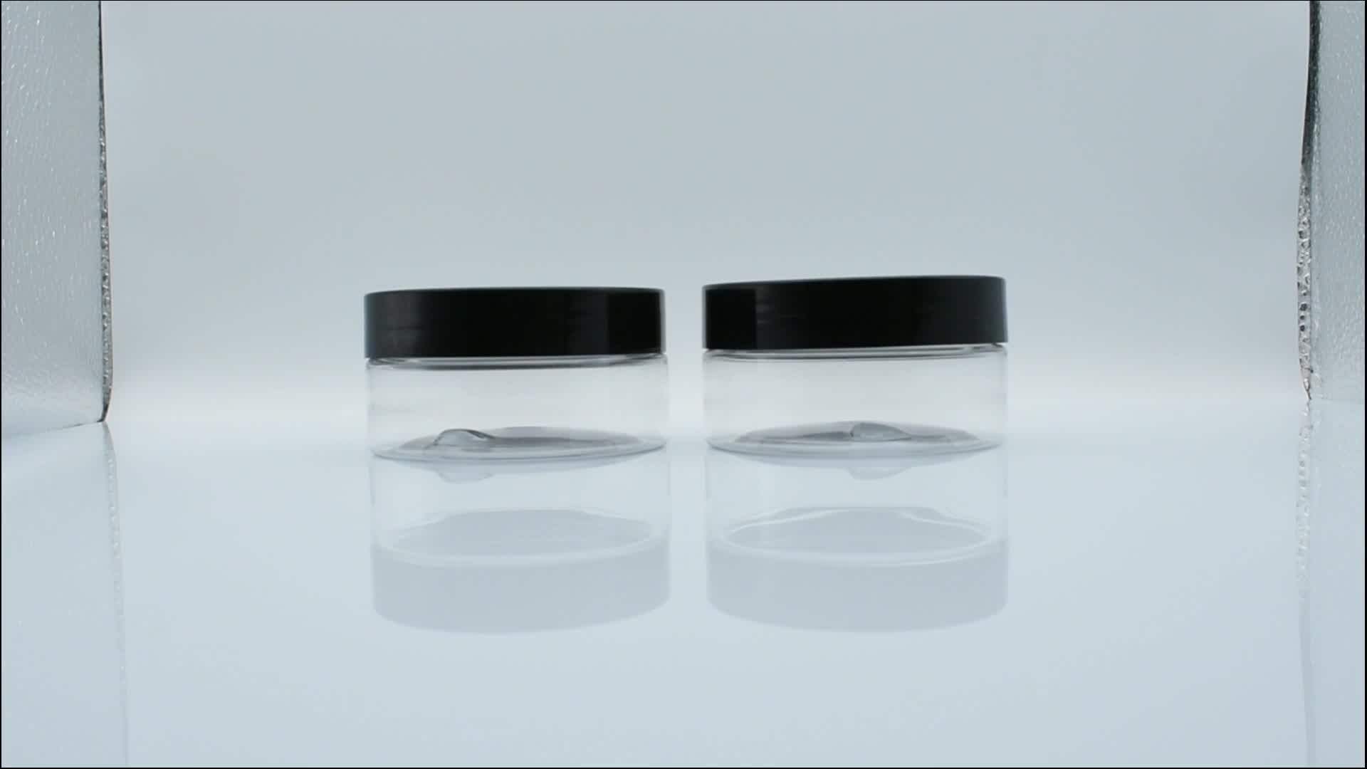 Custom Clear Plastic Canned Food Container 80ml Plastic Jar 50g 60g 80g ...
