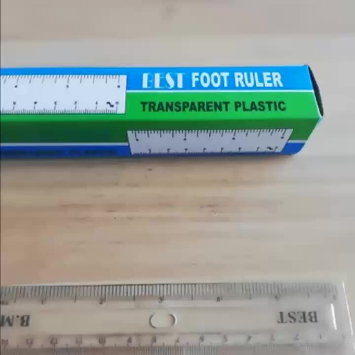 15cm 20cm 30cm Transparent Clear Plastic Scale Ruler - Buy Promotional ...