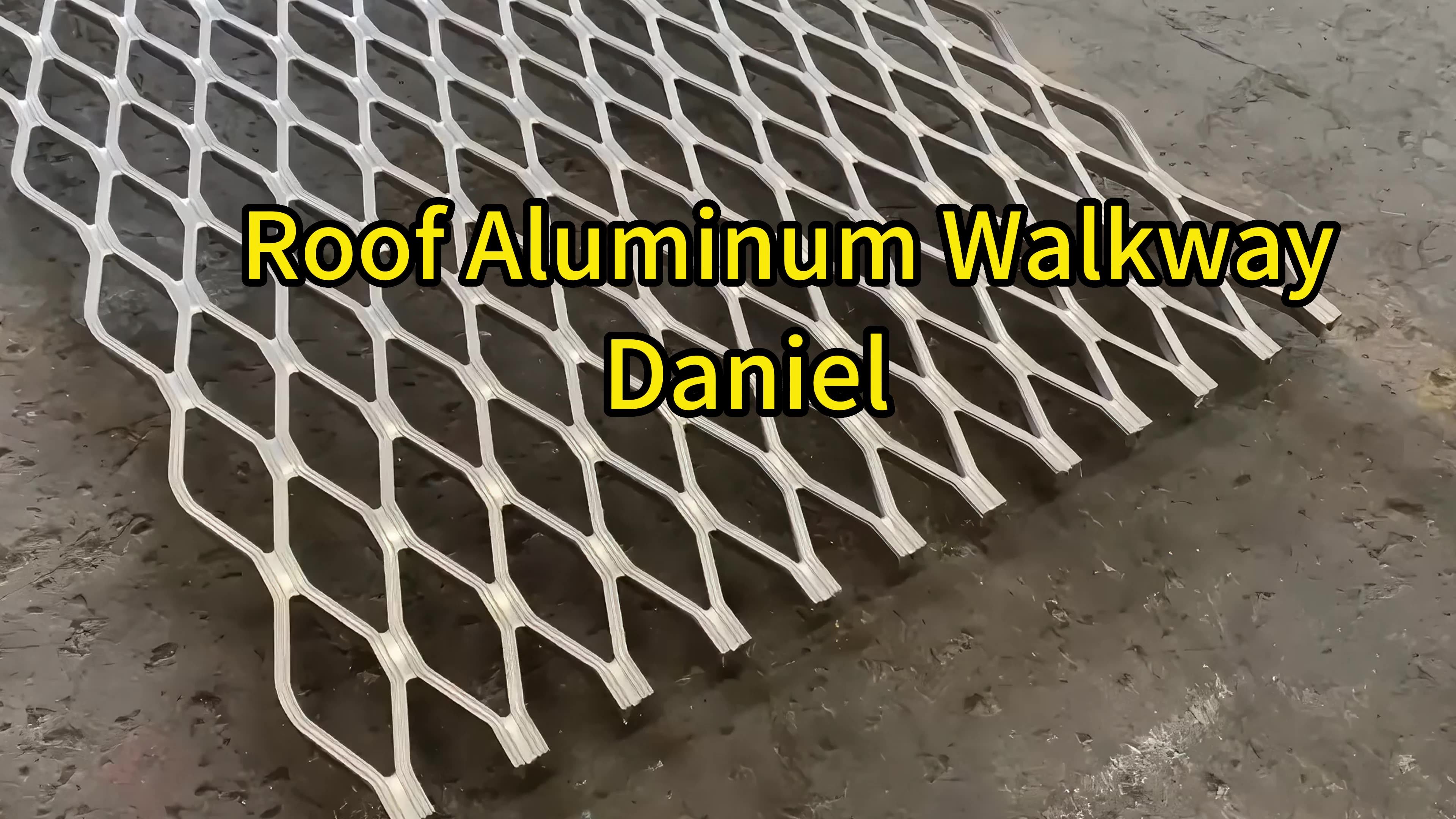 Roof Solar Expanded Mesh Floor Aluminum Walkway Grating - Buy Roof ...
