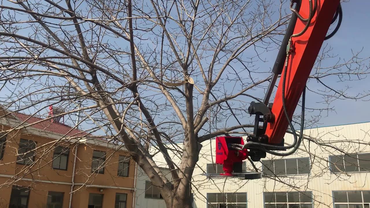 Mini Excavator Hot Sale Kinger Saw Machine Tree Saw Head Attachment ...
