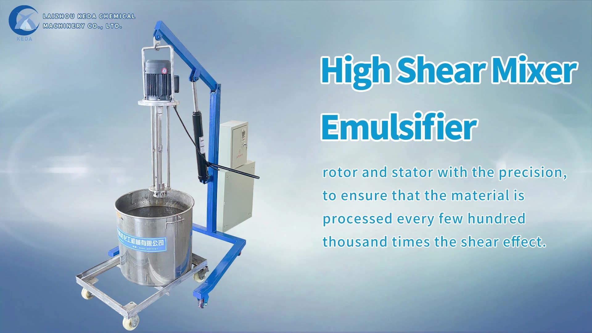 Laboratory High Shear Mixer Head High Speed Emulsion Paint Production ...