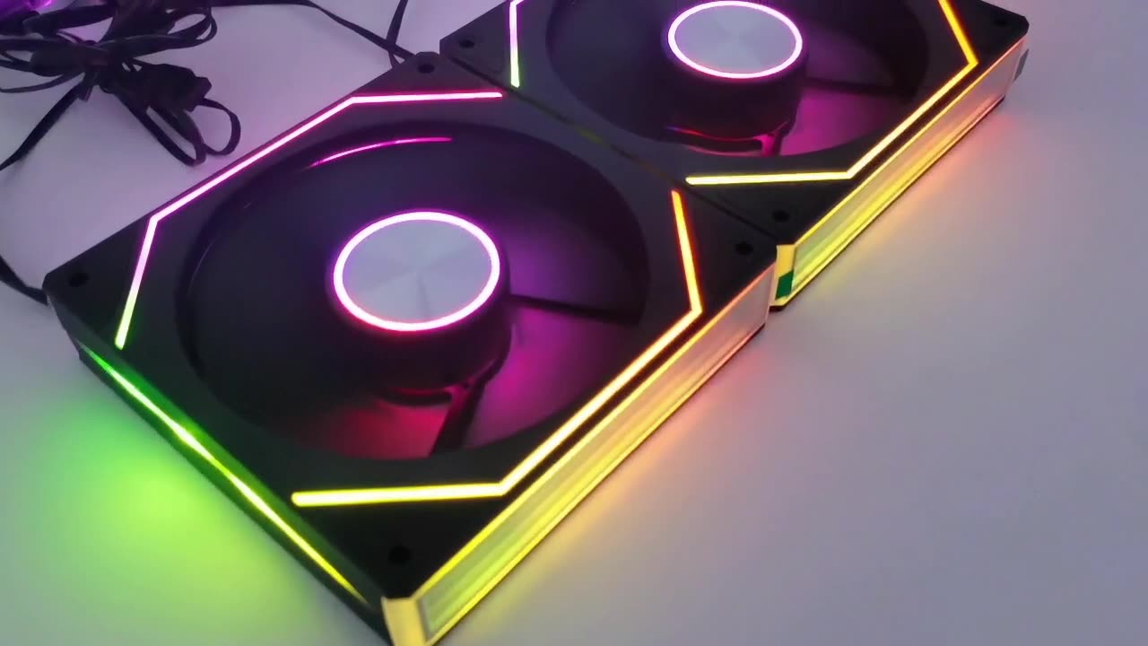 棱镜8Pro无限透镜机箱风扇 argb神光同步PWM智能温控电脑静音风扇-阿里巴巴