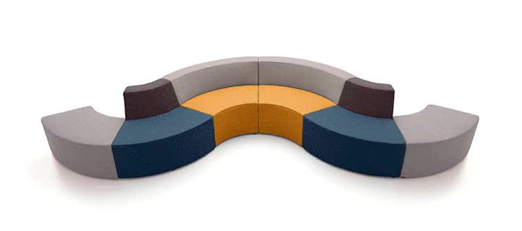 Hotel Lobby Sofa Circular Sofa Half Round/moon Sofa - Buy Hotel Lobby ...