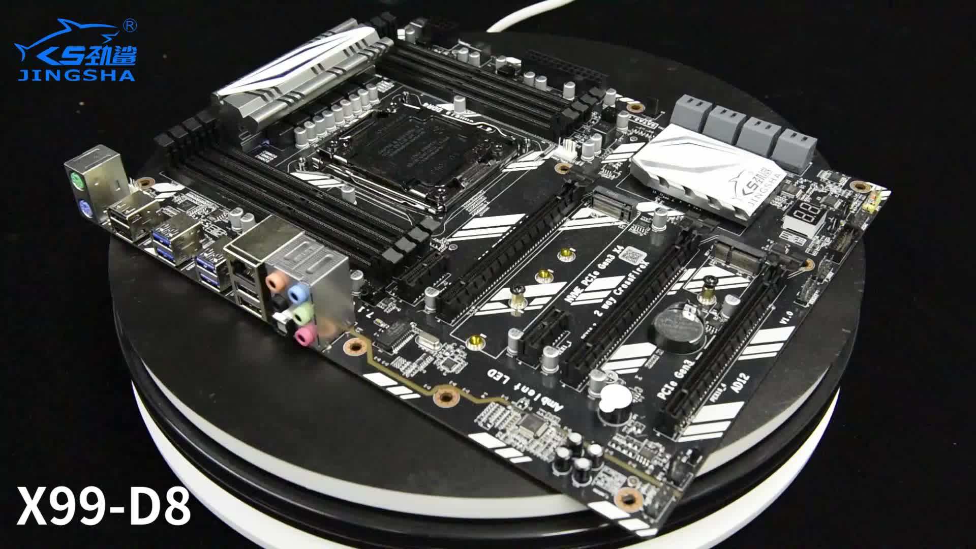 Intel X99 Chipset Lga2011v3 V4 Ddr4 X99 D8 Motherboard Support Xeon V3 ...