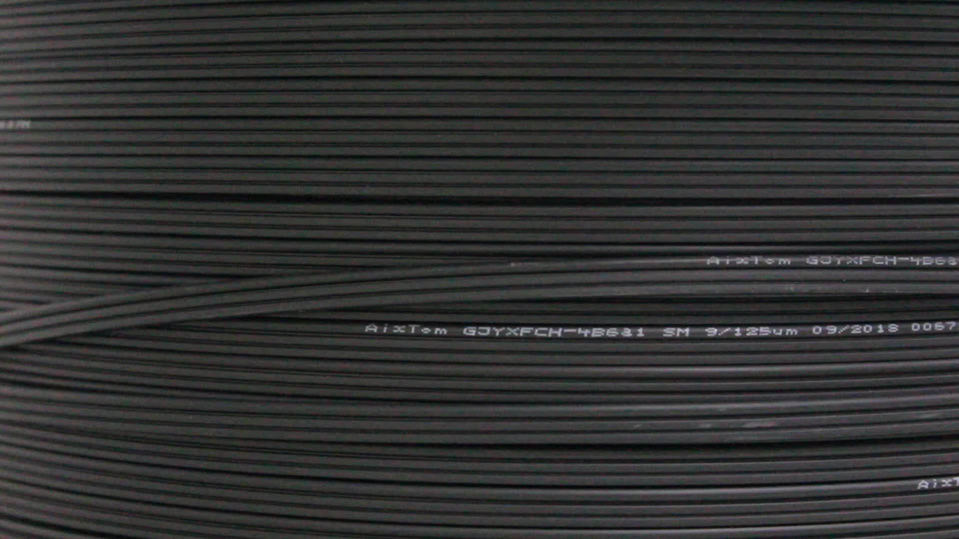 Fiber Optic 1 Core 1km 2km 3km Plywood Drum Ftth Drop Cable Single Mode ...