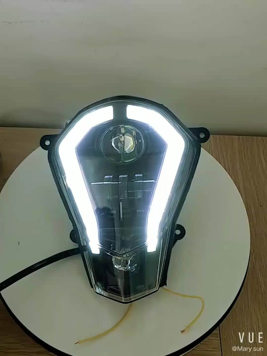 Hi/low Beam Led Motorcycle Headlight For Ktm 390 - Buy Led Motorcycle ...