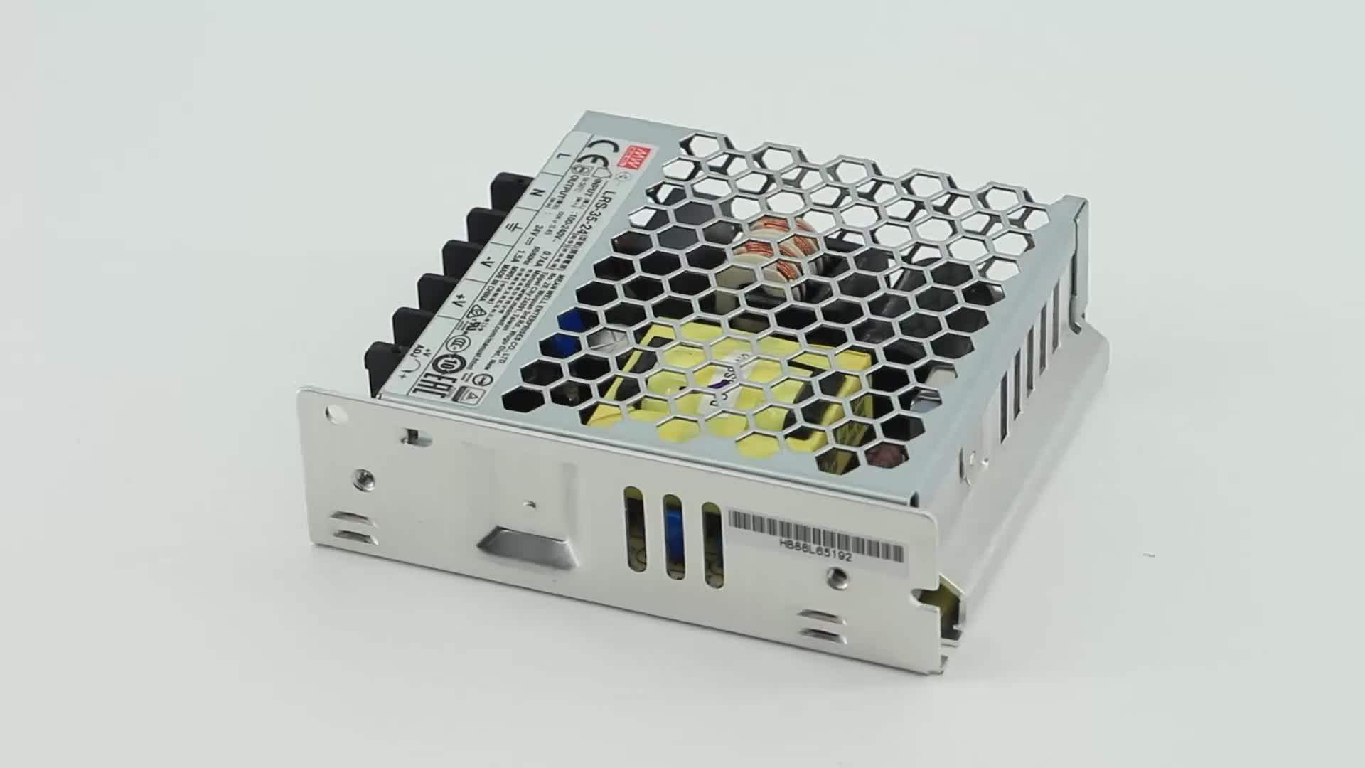 Original Mean Well Switching Power Supply 24v 1.5a Lrs-35-24 110v Dc ...