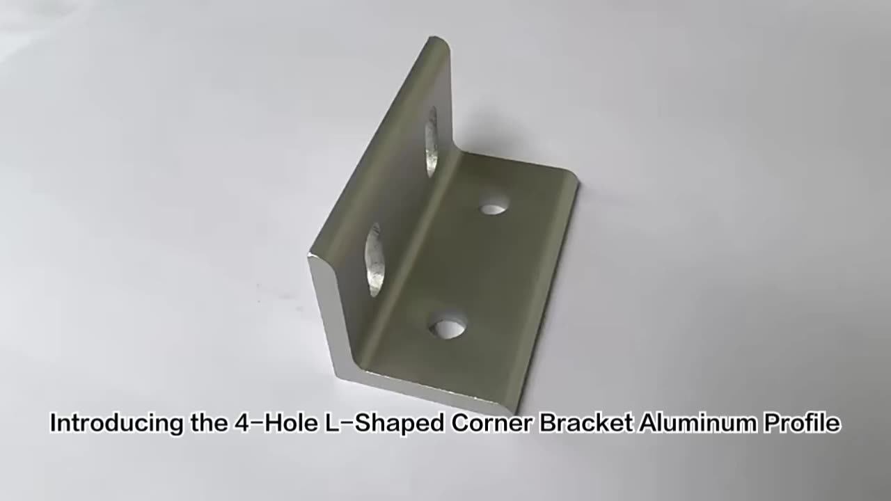 4-hole L-shaped Corner Bracket Aluminum Profile 3060 Connector For ...