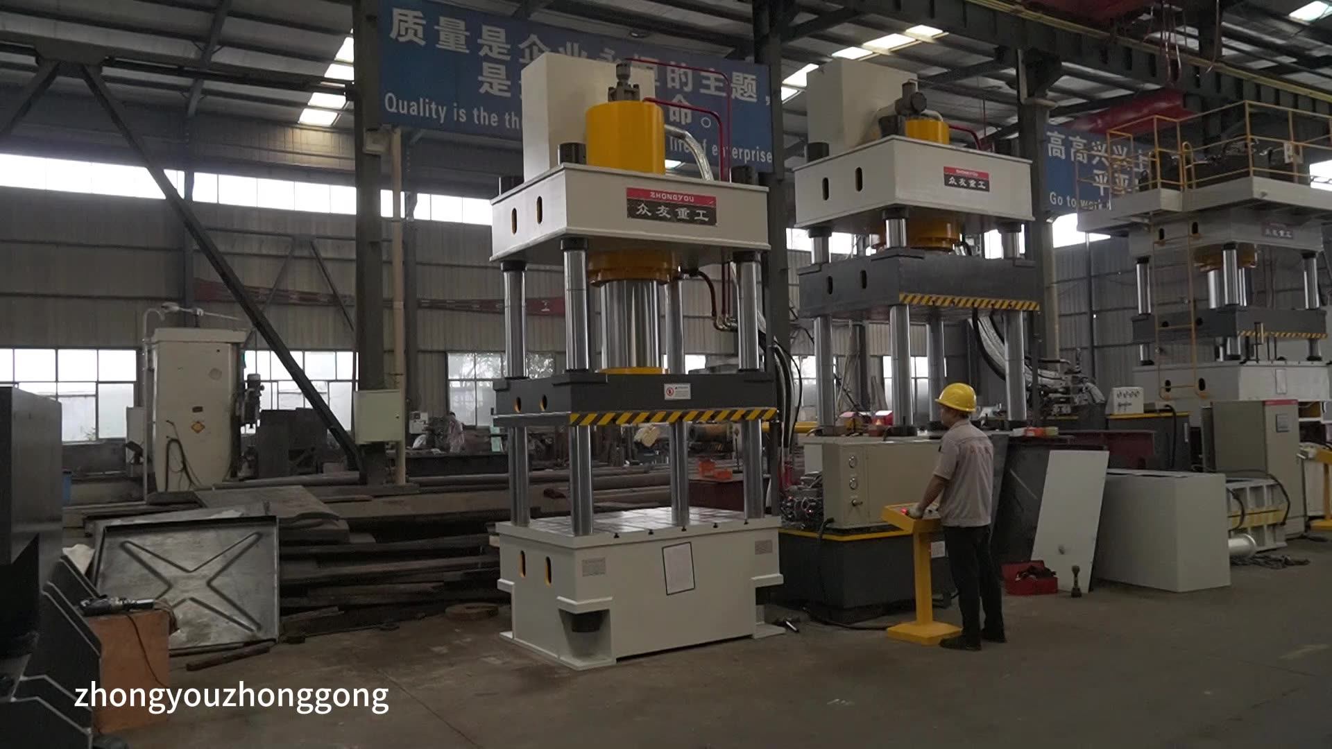 400 Ton Smc Fiberglass Water Tank Hot Press Molding Machine Composite ...