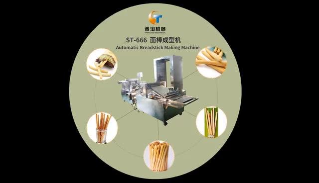 Automatic High Capacity Grissini Bread Sticks Making Breadstick Machine ...