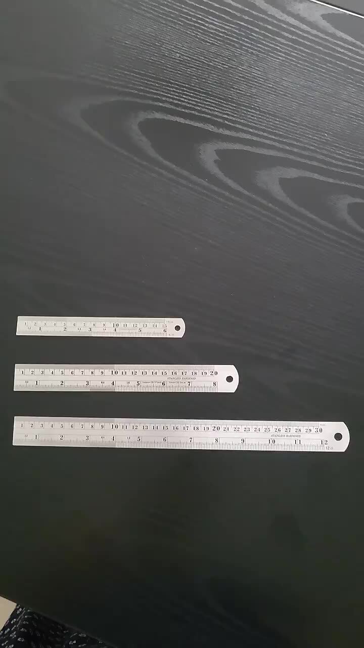 Custom Metal Ruler Anodized Stainless Steel For Turning & Milling For ...