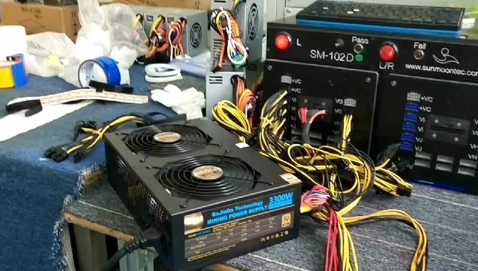 3300w Atx Switching Power Supply 80 Gold Plus Psu 220v For 12 Gpus ...