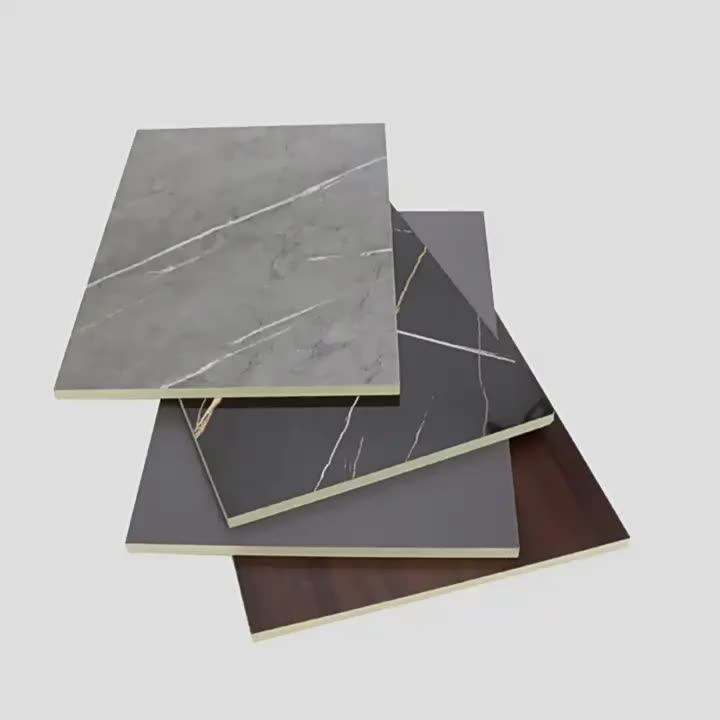 Hzsy Fireproof Wpc Wall Panel Pvc Foam Board Eco Friendly Wood Grain ...