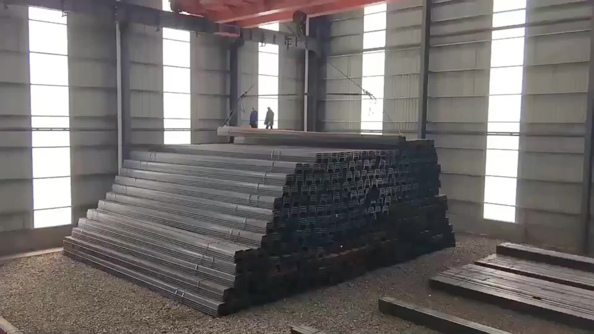 Hot Rolled Q235 S355 Z Type U Type Steel Retaining Wall Steel Sheet ...