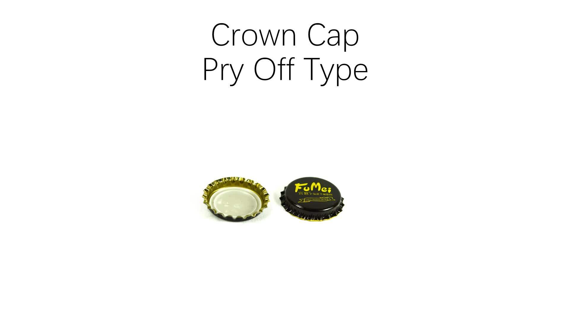 26mm Twist Off Tinplate Bottle Lid For Beer Crown Cap - Buy Beer Crown ...