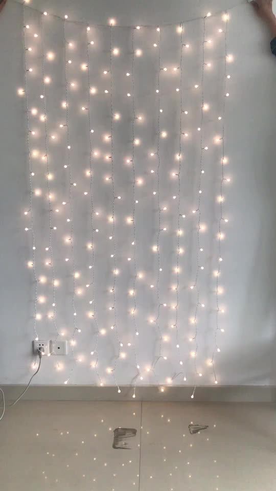 High Quality 3x1m Led Outdoor Christmas String Fairy Wedding Curtain ...