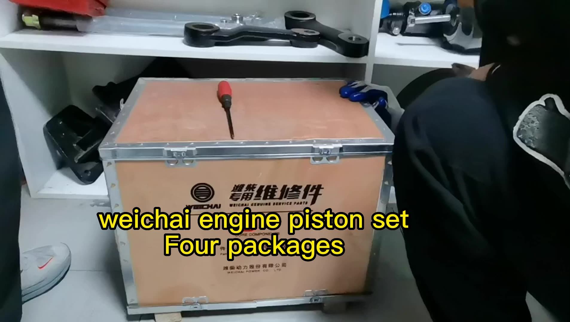 Weichai Wp10 Engine Weichai Power Repair Kit Piston Assembly Wp12 Four ...