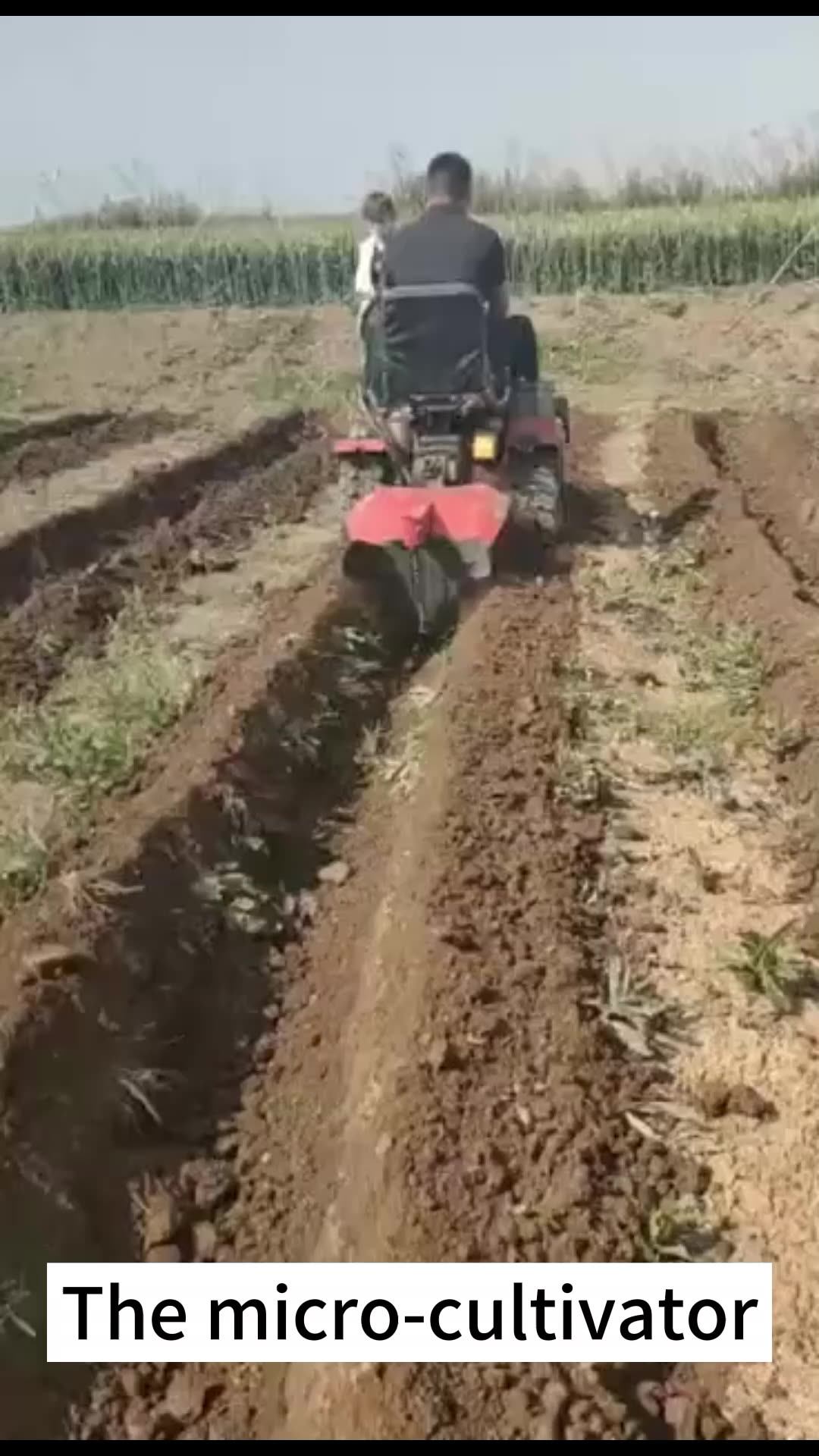 Crawler Tractor Farm Orchard Mini Tractor With Rotary Tiller Plow ...