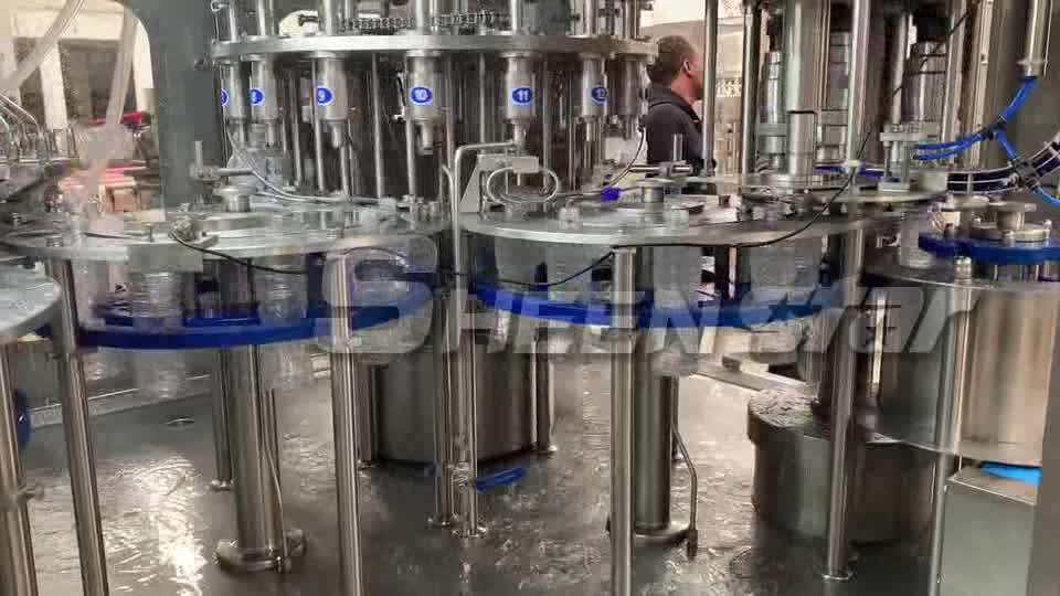 Juicer Production Line Processing Machine 3 In1 Glass Bottle Juice ...