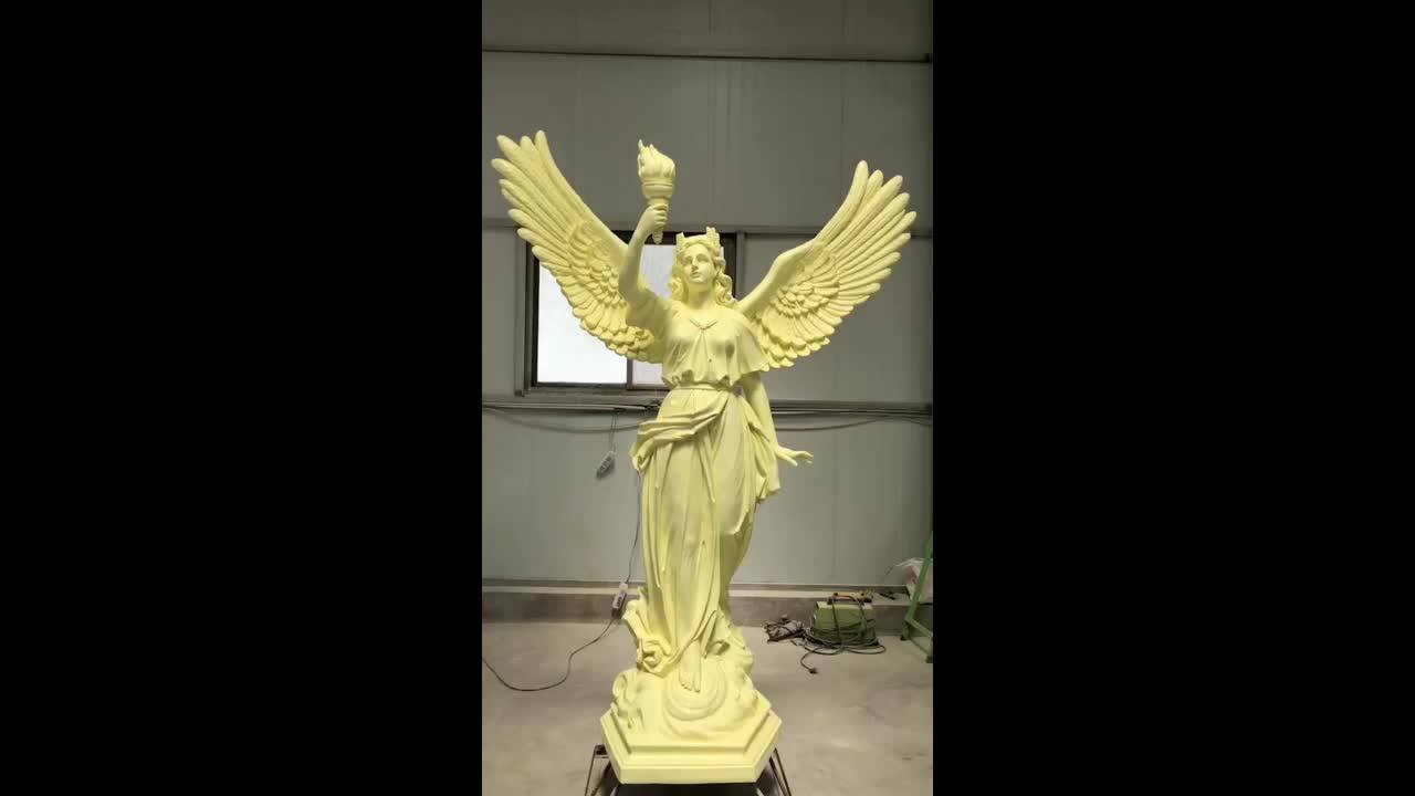 Large Resin Statue Of Liberity Angel Statue Fiberglass Angel Sculpture ...