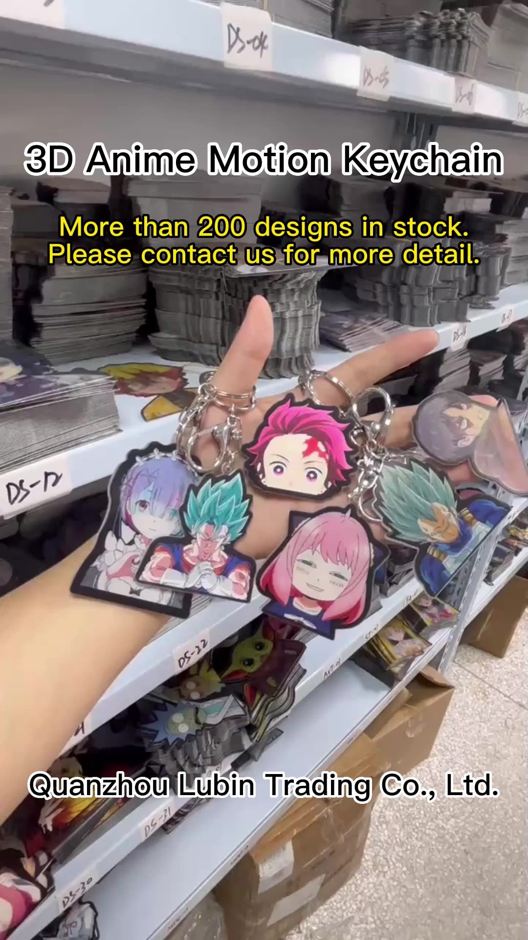 200 Design Nar Demon Slayer Dbz 3d Key Chain Customized Anime Keyring ...