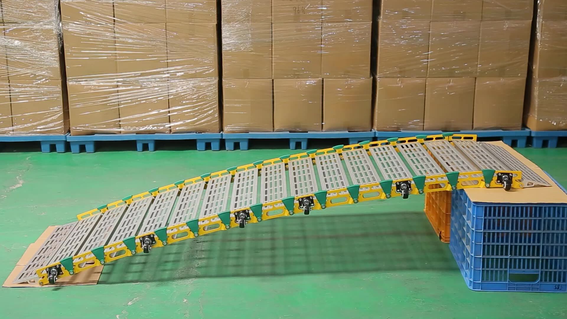 Portable Folding Handicap Loading Metal Aluminium Wheelchair Ramp For ...