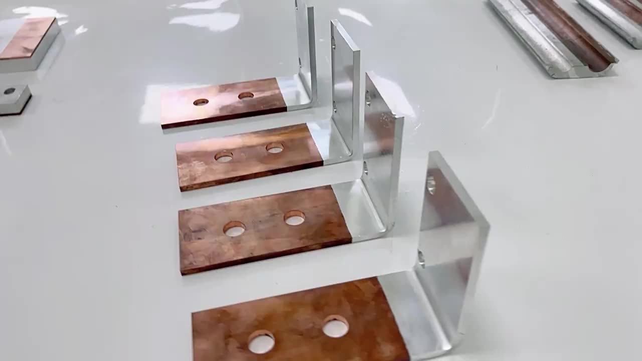 Electric Power Bending Copper Busbar Connector Pvc Insulated Copper ...