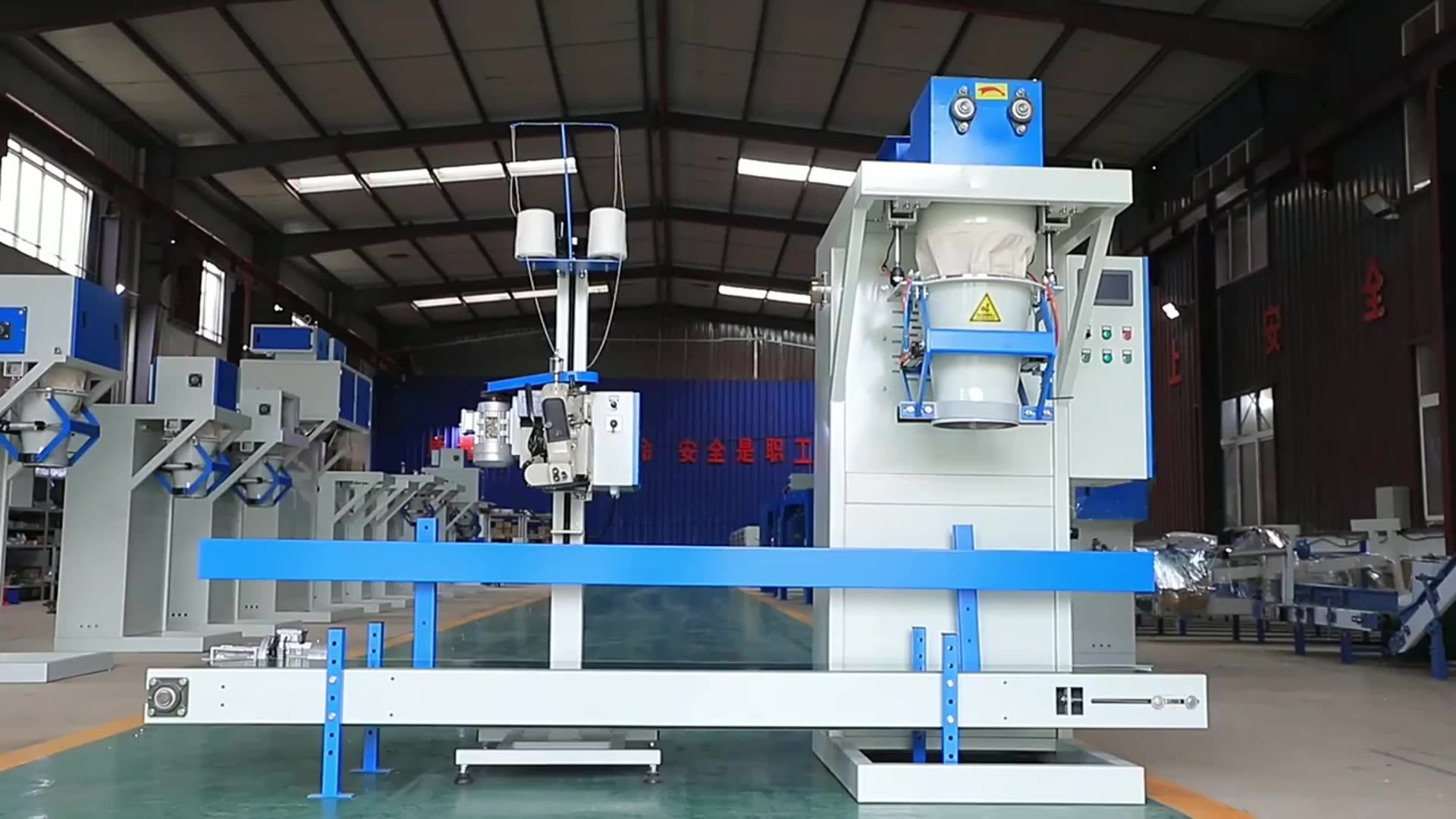Automatic Dry Sand Open Mouth Bag Packaging Machine 25 Kg 20 Kg Rice ...