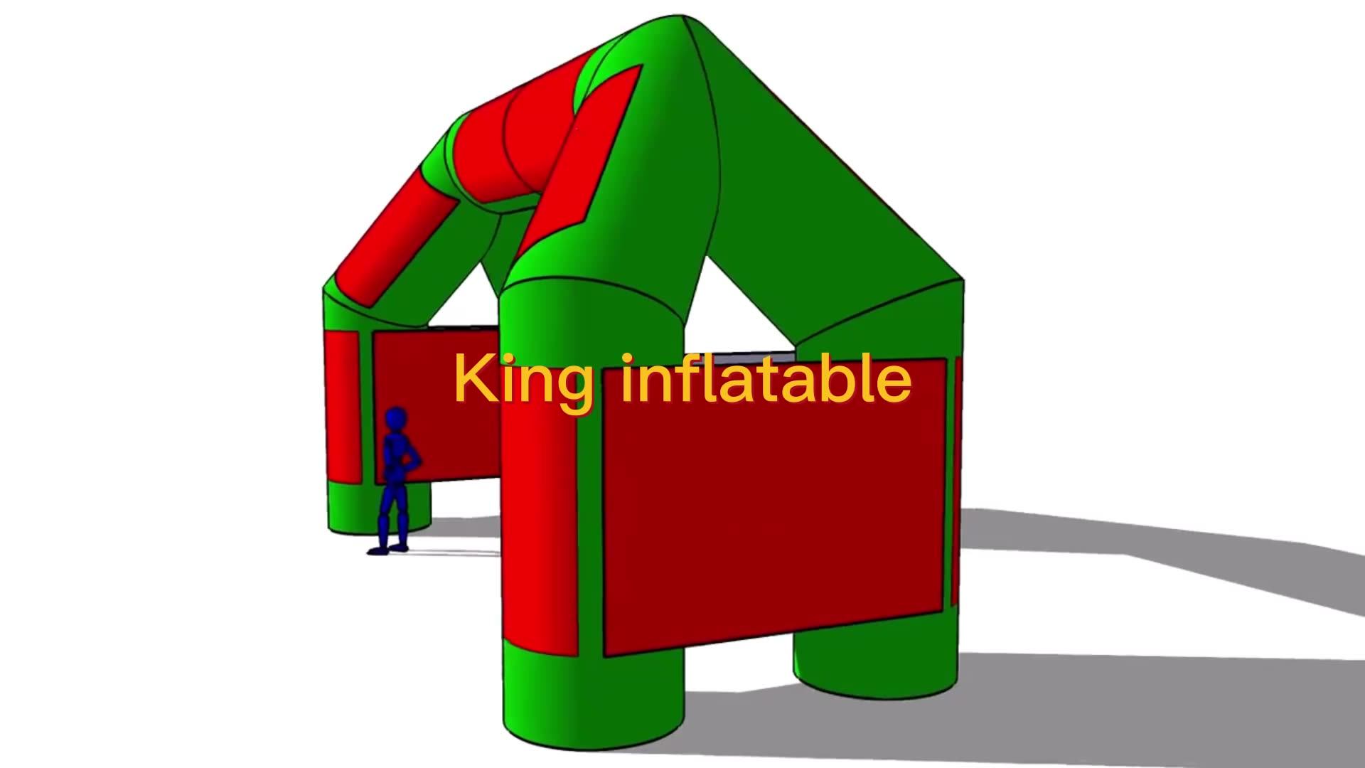 Inflatable Rainbow Candy Arch Advertising Carnival Colorful Decoration ...