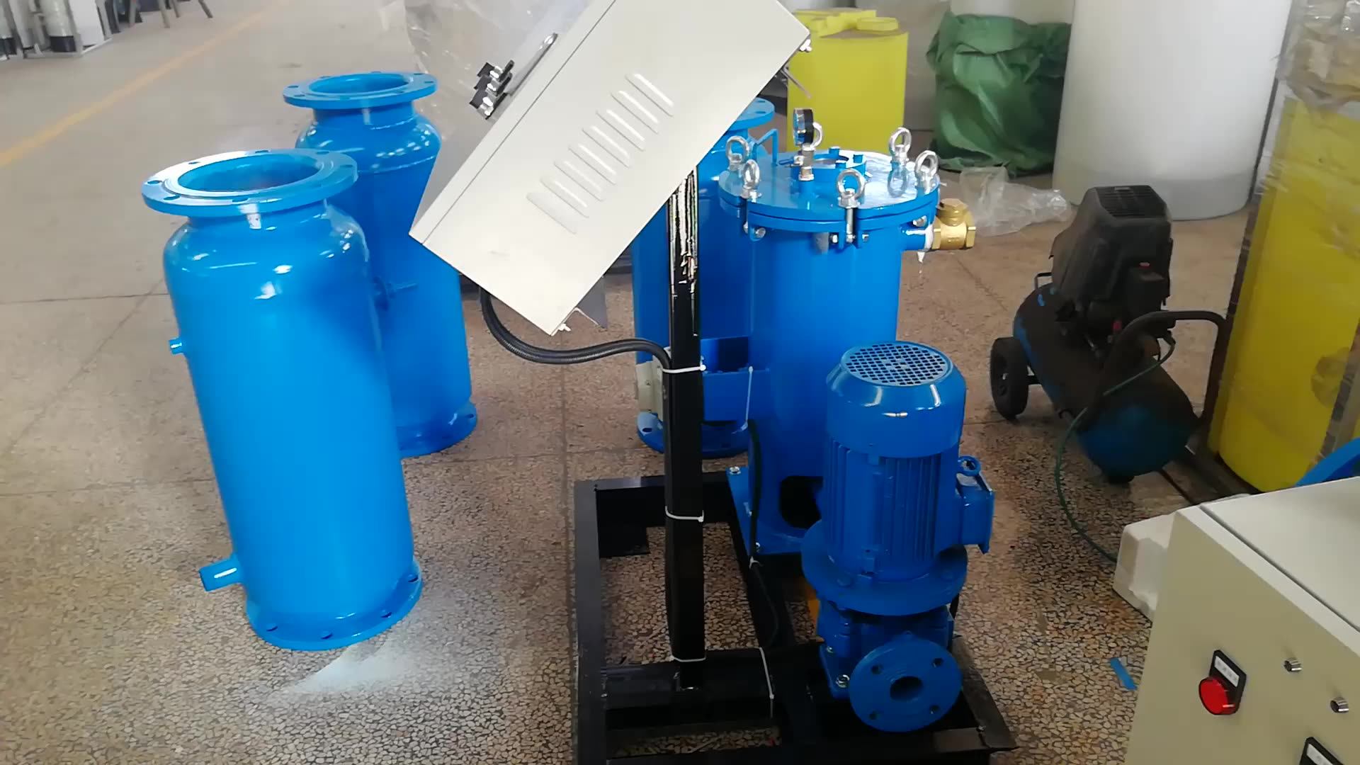 Sponge Ball Zero Loss 14 Inch Condenser Online Tube Cleaning System For ...