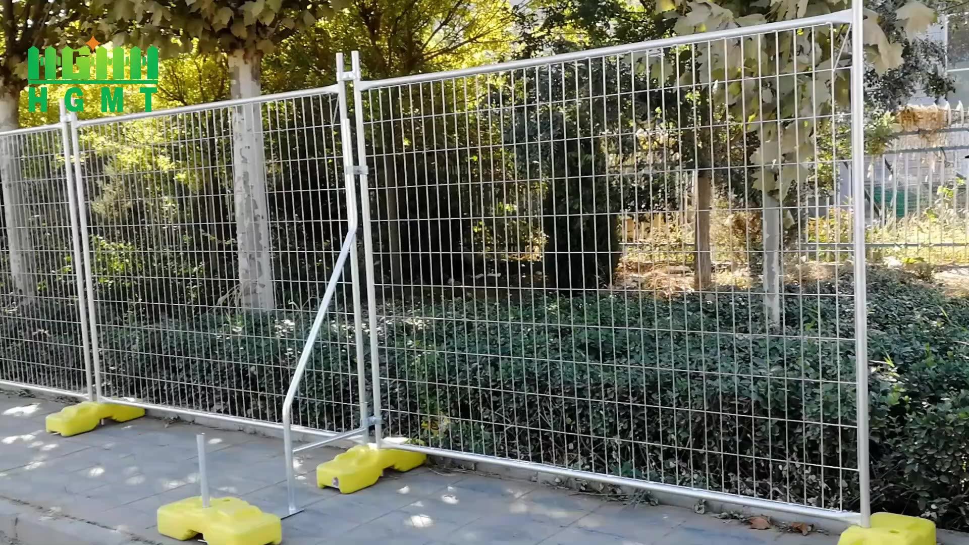 Australia Security Fence Jobsite Temporary Metal Steel Fence Temporary ...