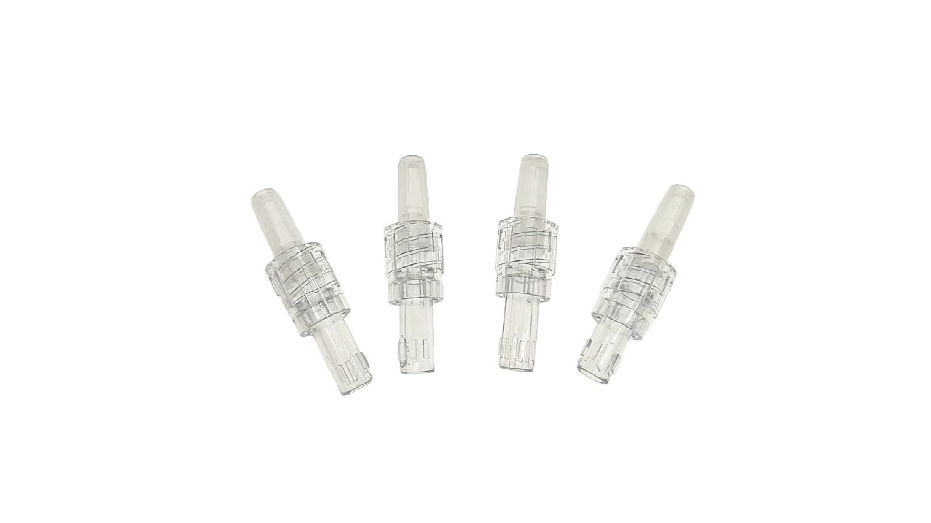 Male Rotating Luer Lock Medical Needle Free Luer Lock Connector With ...
