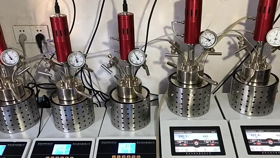 High Pressure Reactor With Magnetic Stirrer Lab Pressure Reactor ...