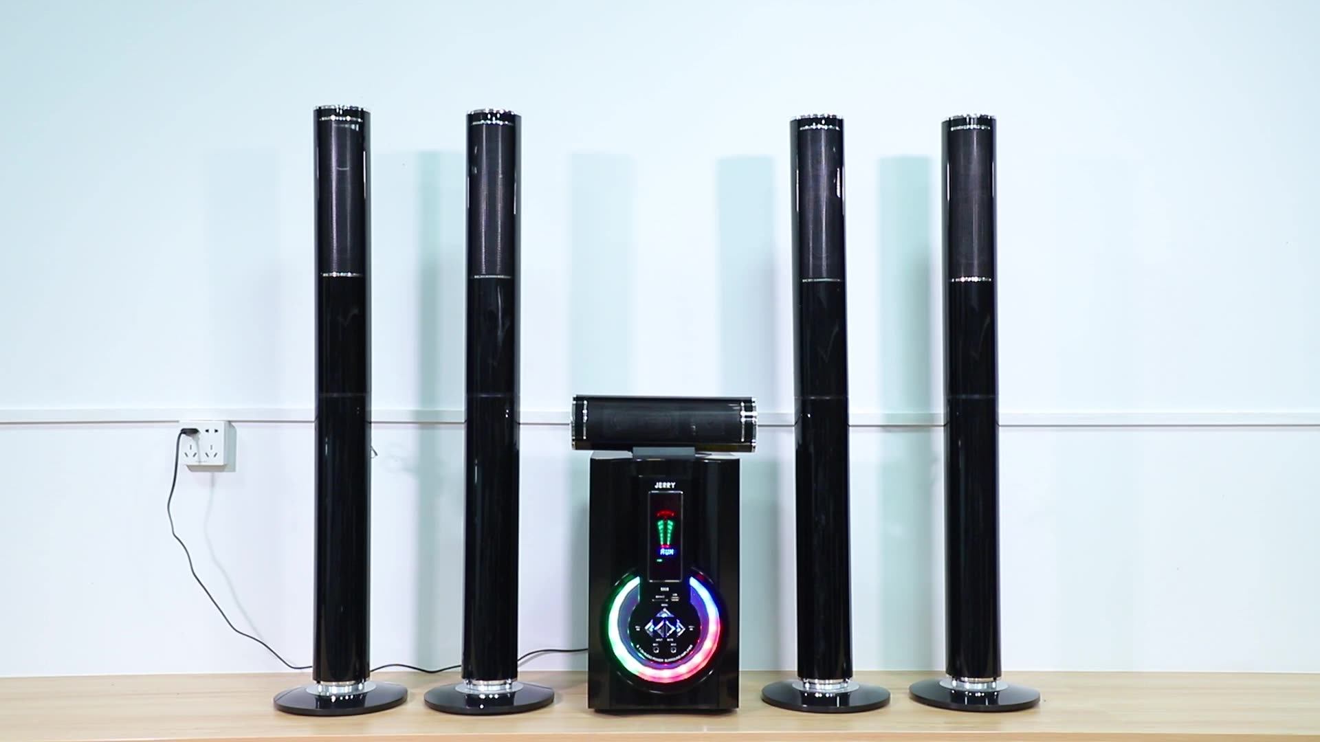 Jerry Home Cinema 8 Inch Subwoofer Speaker Stand Floor Sound Bar Bt ...