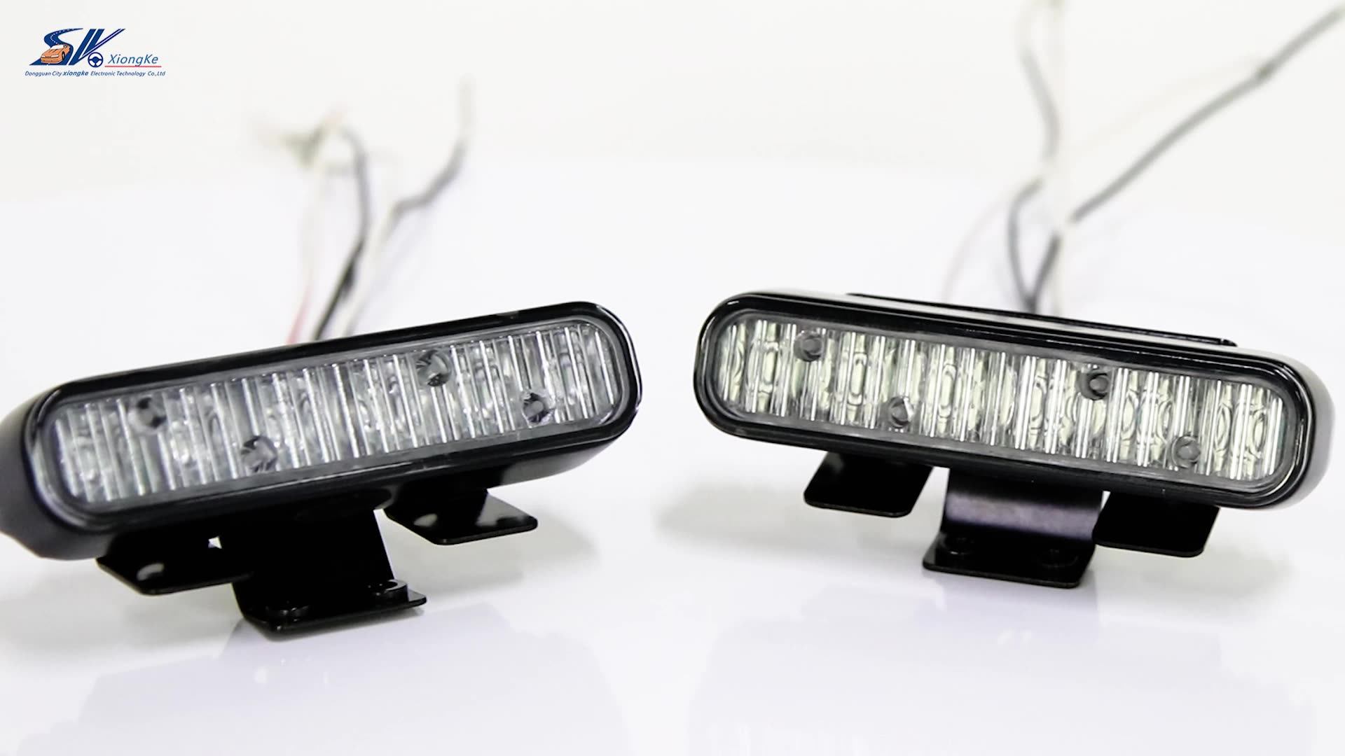 Dc12-24v 18watt 6 Led Emergency Vehicle Surface Mouted Warning Light ...