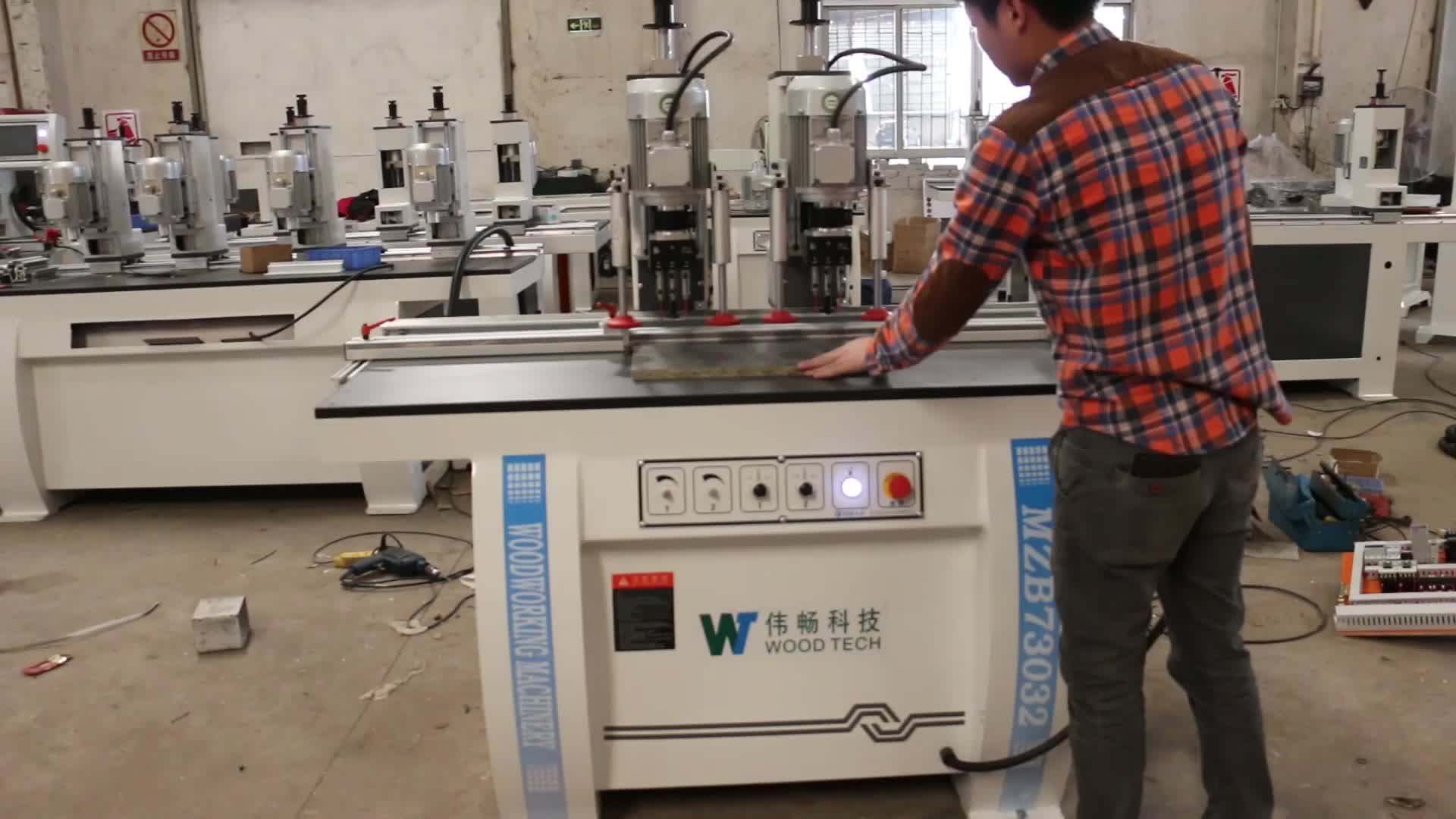 Mzb73032 Two-head Hinge Line Boring Portable Boring Machine - Buy ...