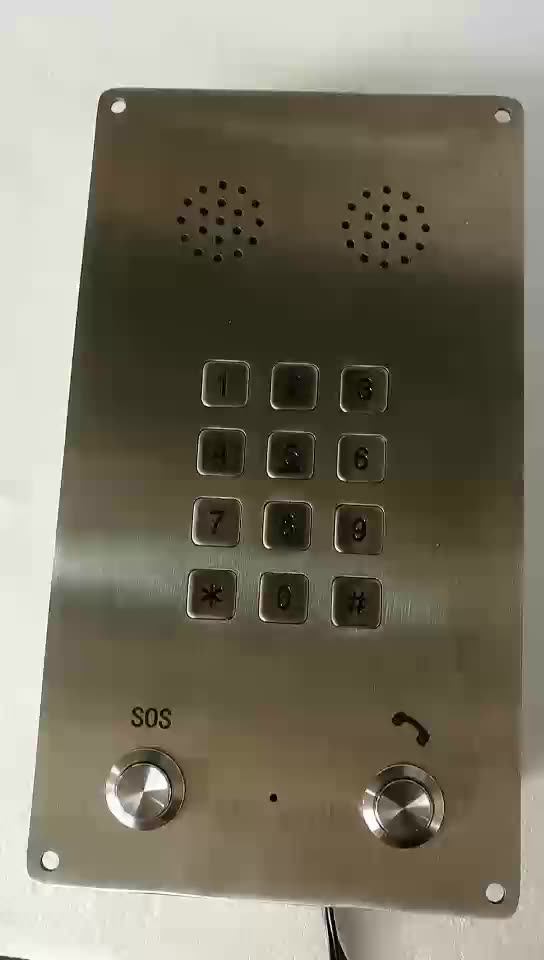 Wall Unit Radio Intercom Two Button Elevator Intercom Phone House ...