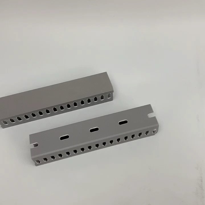 40*25mm Grey Color Electrical Slotted Plastic Pvc Cable Trunking - Buy ...