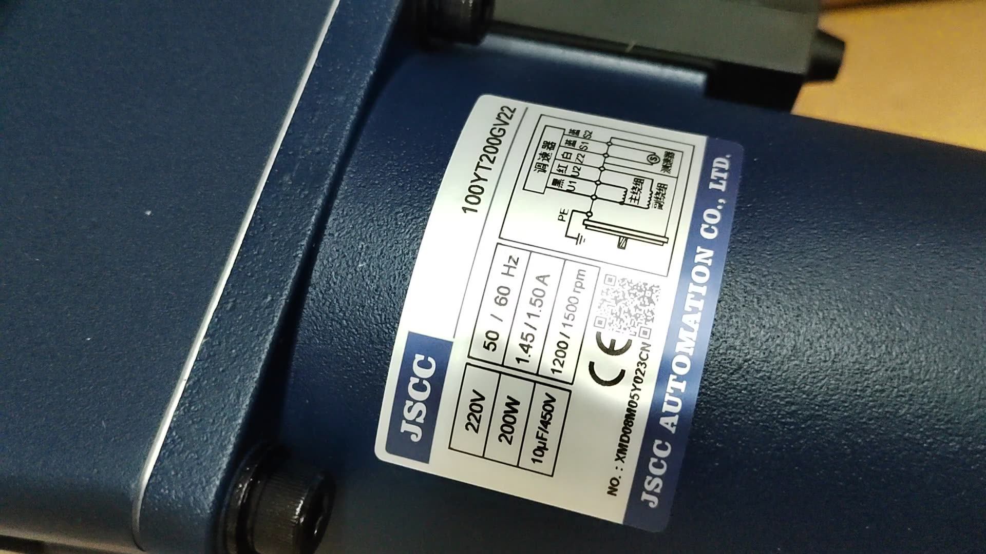 Jscc Ac Control(with Gear Head)motor 100yt200gv22+ Gearbox ...