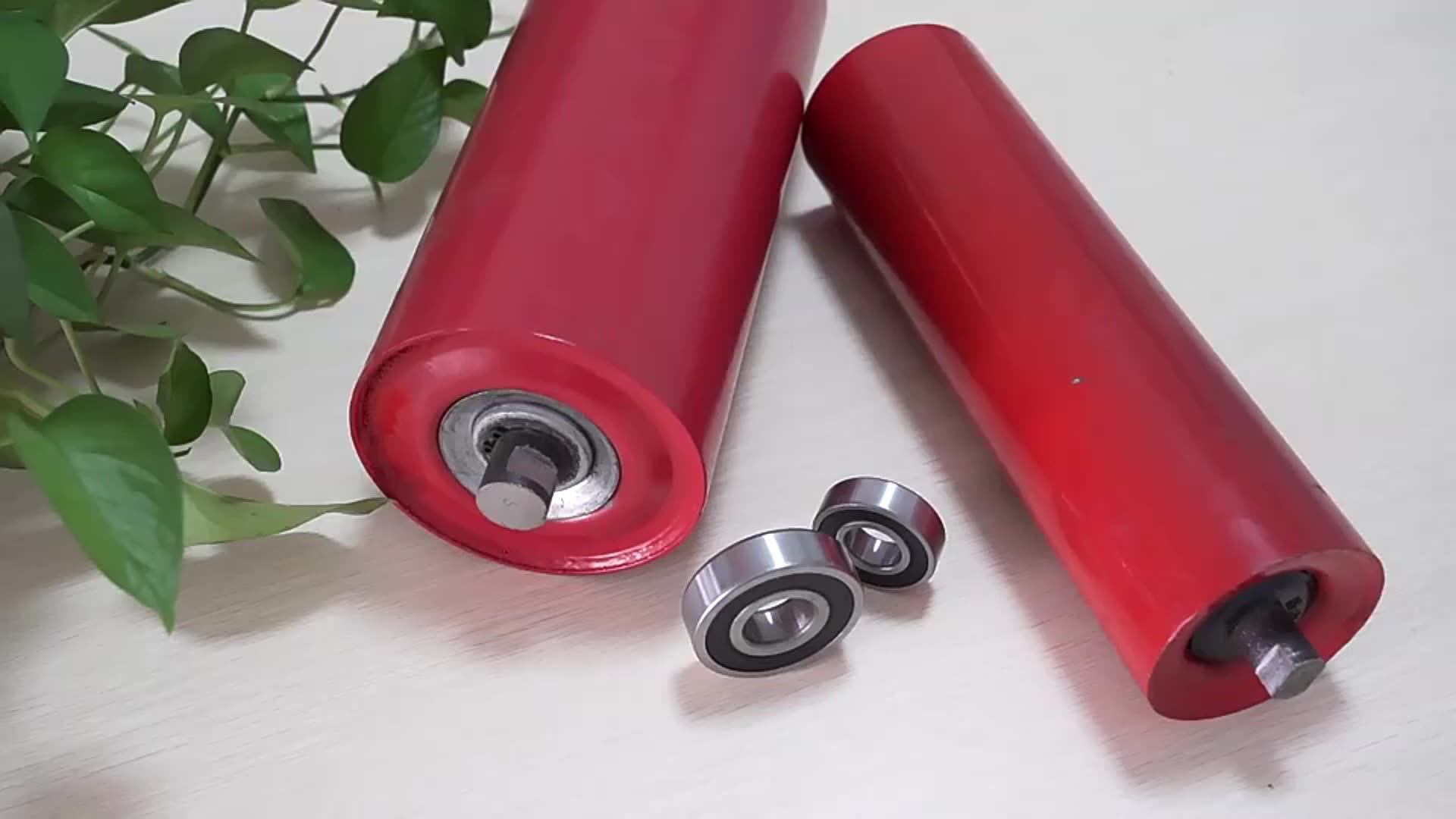 Belt Conveyor Side Guide Roller Idler Troughing Steel Carrier Roller ...