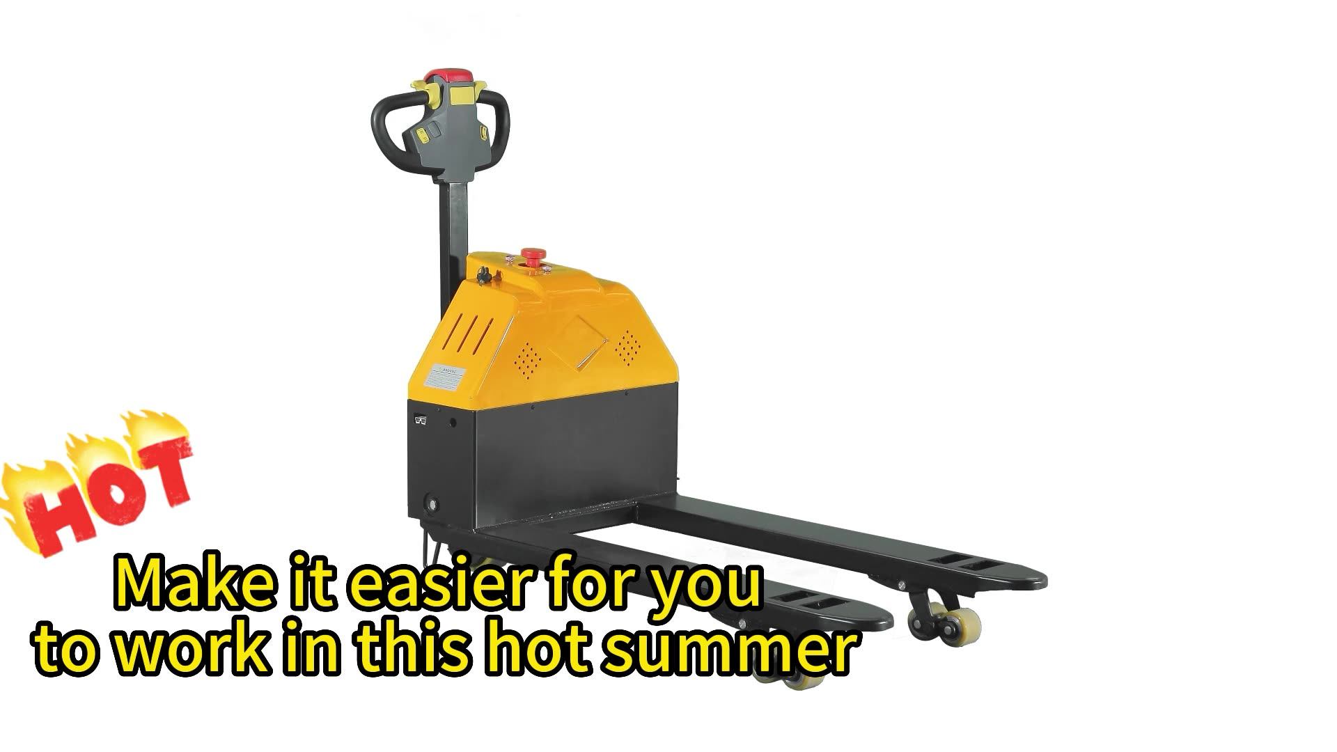 Electric Pallet Truck Forklift Rough Terrain Pallet Truck Motorizedmini ...