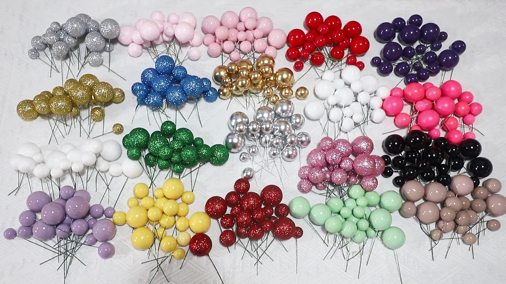 Cake topper decoration balls foam balls for cake decorating| Alibaba.com