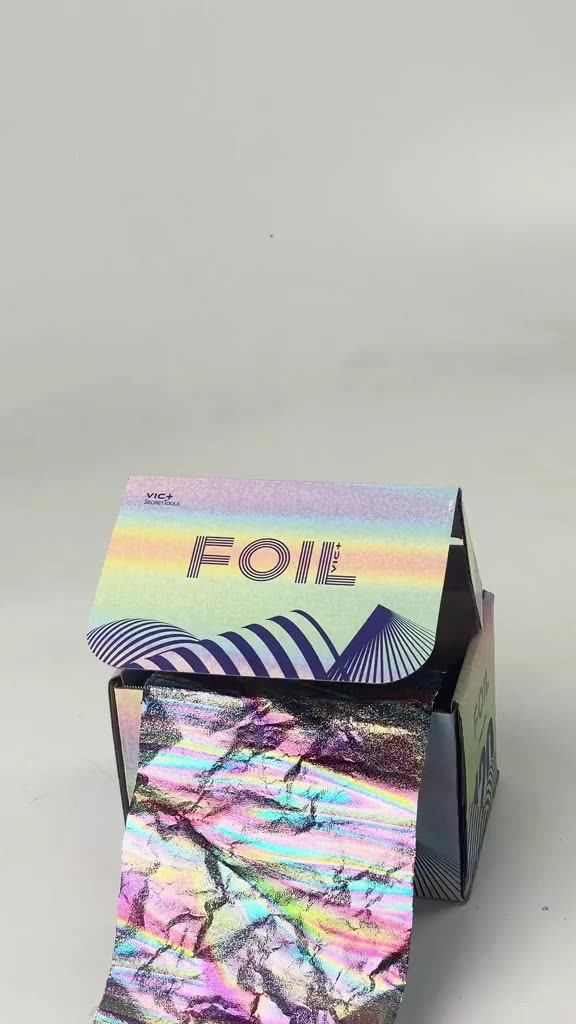 Wholesale Embossed Pop Up Color Professional Pre-cut Hair Foil For Hair ...